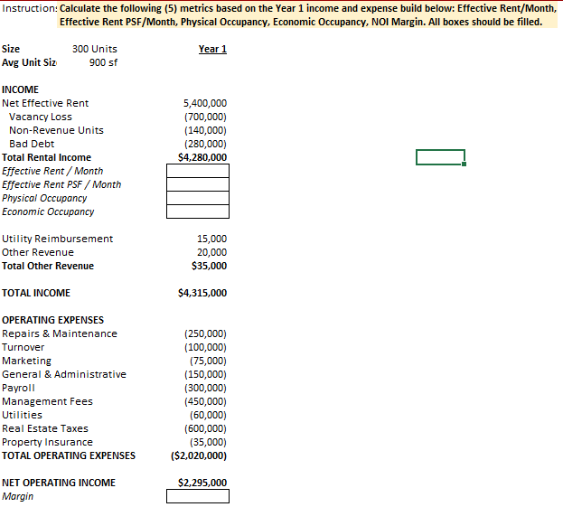 Solved Instruction: Calculate the following (5) ﻿metrics | Chegg.com
