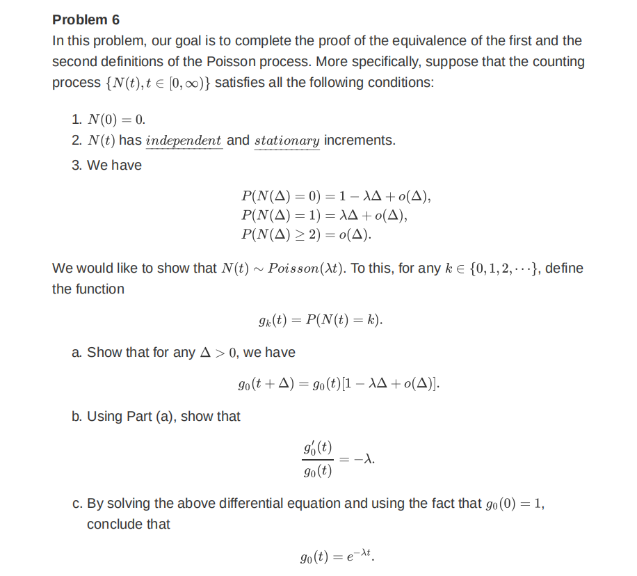 Solved Problem 6 In this problem, our goal is to complete | Chegg.com