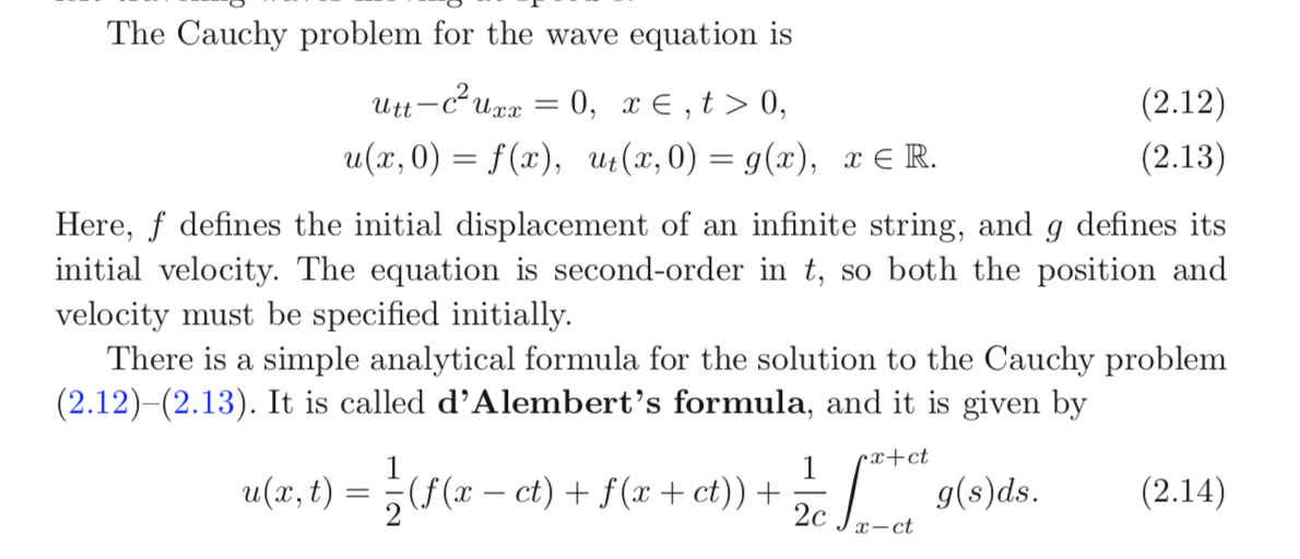 Solved 2 Calculate The Exact Solution To The Cauchy Problem