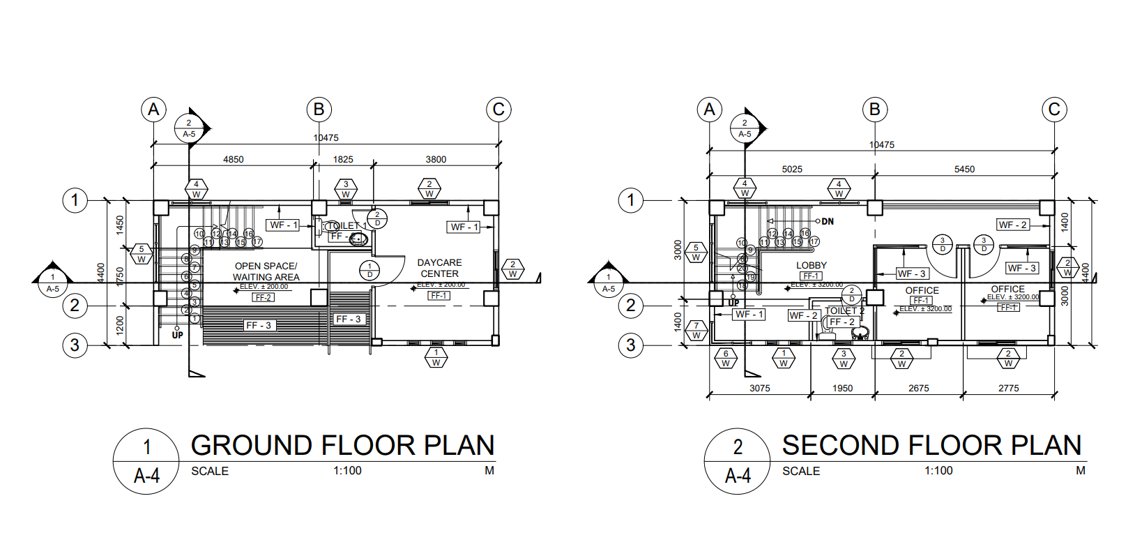 Solved (1) A-4 \begin{tabular}{c|c} 2 & SECOND FLOOR PLAN \\ | Chegg.com