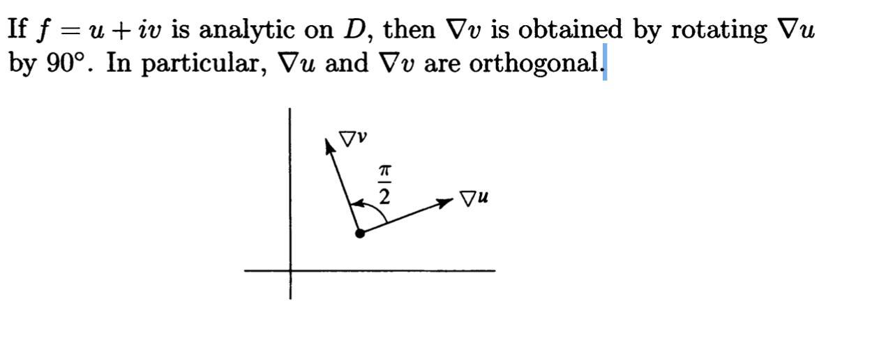 Solved If f=u+iv is analytic on D, then ∇v is obtained by | Chegg.com