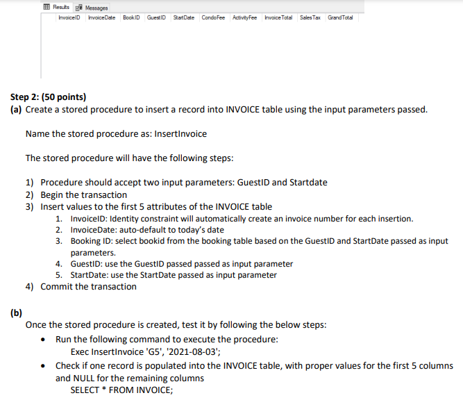 Solved MY SQL Help Please I have solved STEP1 and STEP 2 | Chegg.com