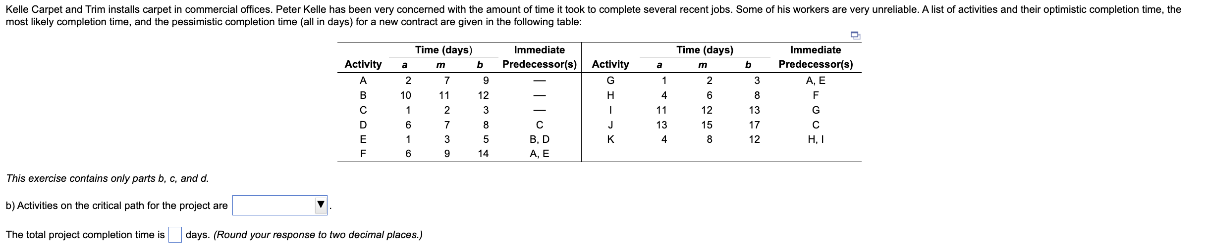 Solved DOUBLE CHECK ALL ANSWERS MAKE SURE TO ANSWER ALL | Chegg.com