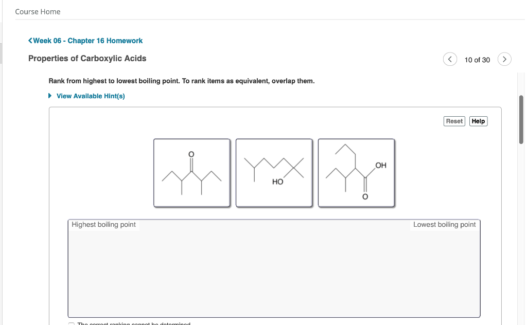 Solved Week 06-Chapter 16 Homework Naming Esters ReviewI | Chegg.com