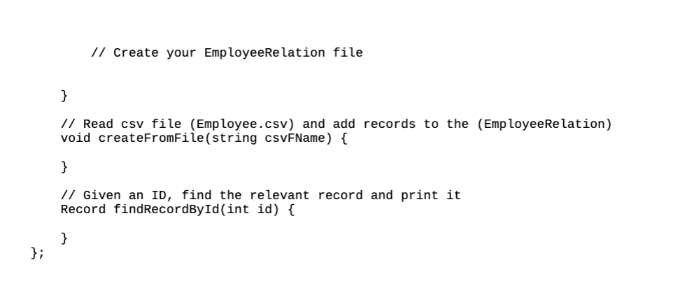 Solved Assume That We Have A Relation Employee Id Name