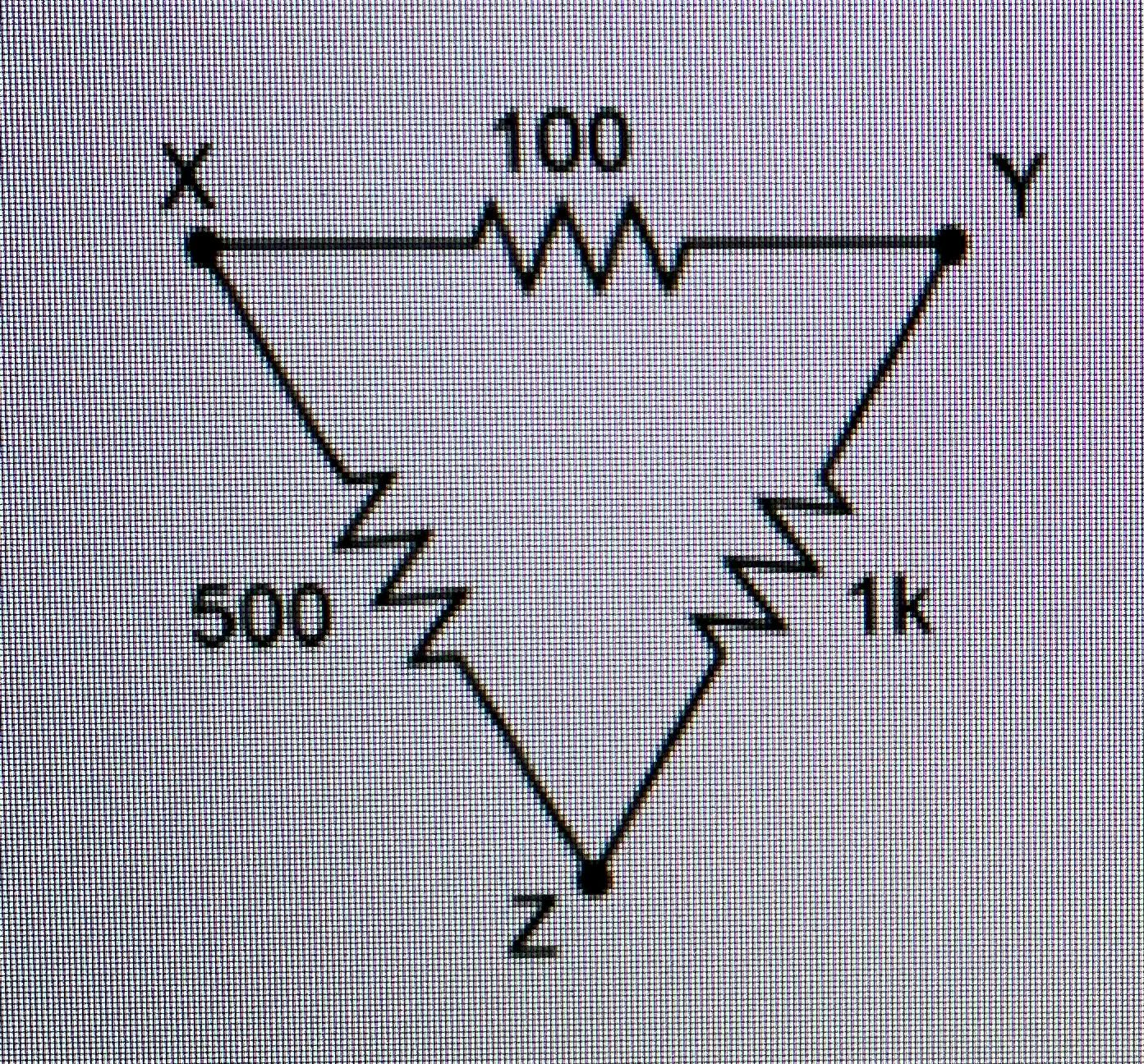 Solved Convert this Delta network to a Y network. | Chegg.com