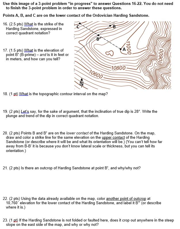 Solved Use this image of a 3-point problem "in progress" to | Chegg.com