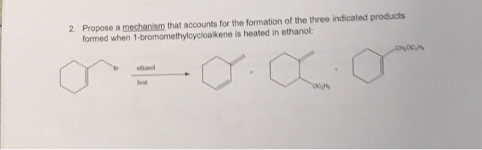 Solved Propose a mechanism that accounts for the formation | Chegg.com