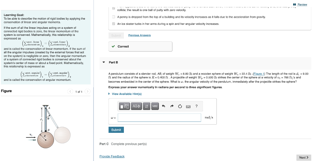 Solved Learning Goal: To be able to describe the motion of | Chegg.com