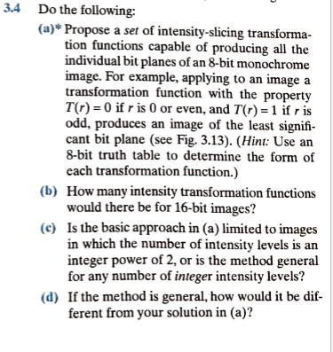 Solved 3.4 Do the following: (a)* Propose a set of | Chegg.com