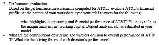 Solved Exhibit 1A AT&T Income Statements Operating Results | Chegg.com