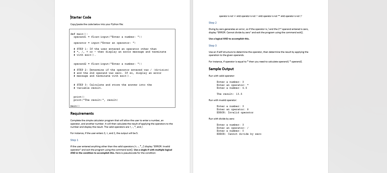 Solved Starter Code Copy/paste the code below into your | Chegg.com