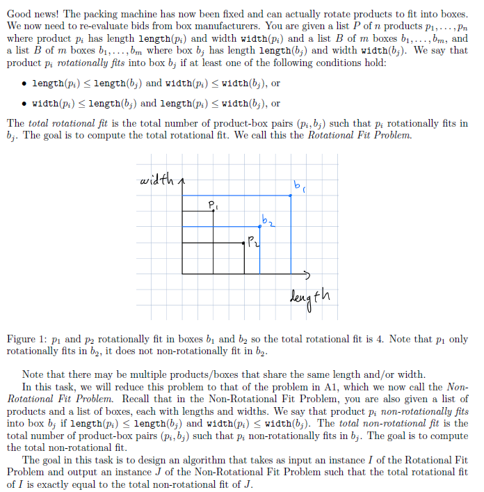 Solved Good news! The packing machine has now been fixed and | Chegg.com