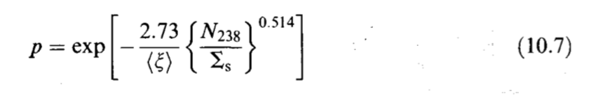 Solved 10.3 Calculate the resonance escape probability for a | Chegg.com