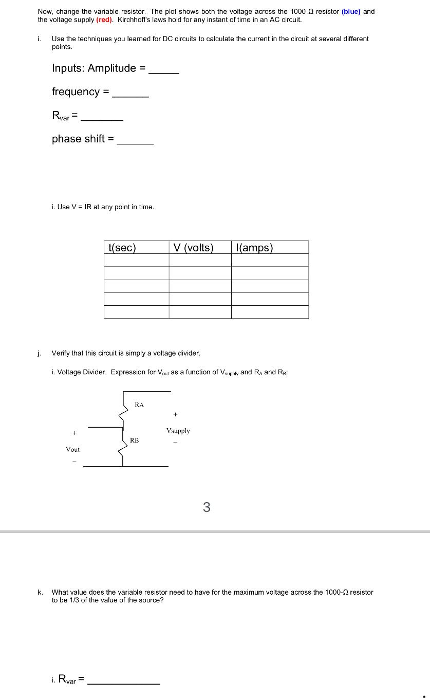 Solved 5.00 Worksheet for Exploration 31.1: Amplitude, | Chegg.com