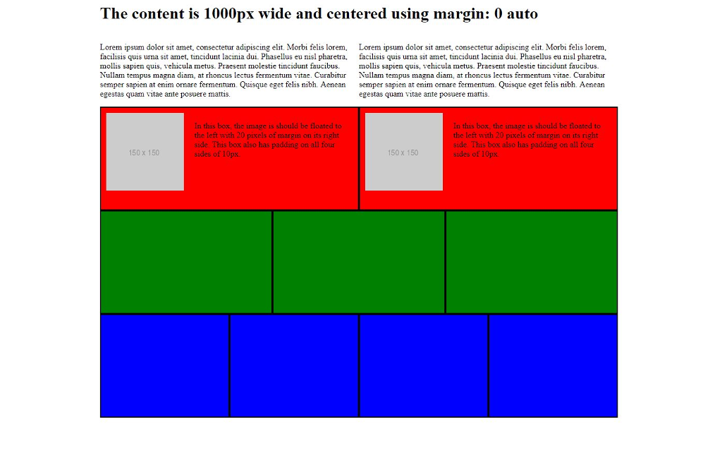Solved Provide Html And Css Code To Recreate Image Below 3494