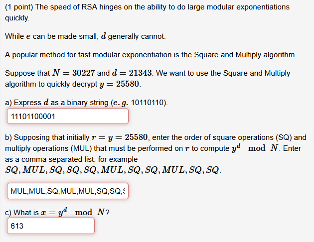 Solved These answers in the box are wrong please provide | Chegg.com