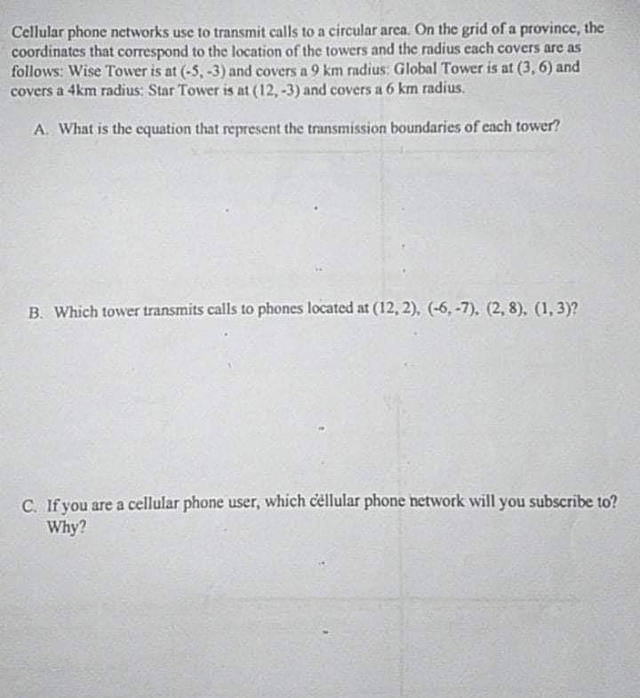 Solved Cellular phone networks use to transmit calls to a | Chegg.com