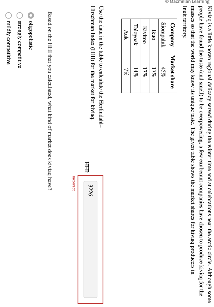 Solved Kiviaq is a little known regional delicacy served | Chegg.com