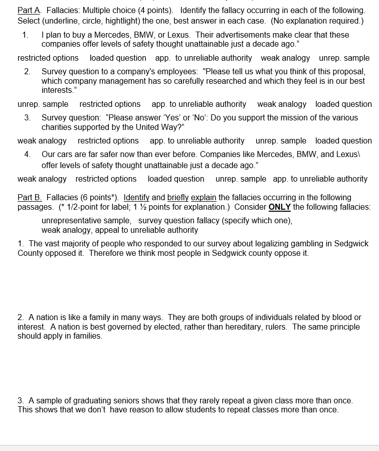 Loaded Question Advertisement