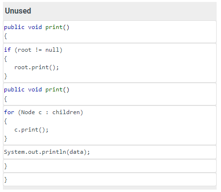 Solved Rearrange the following lines of code to produce a | Chegg.com