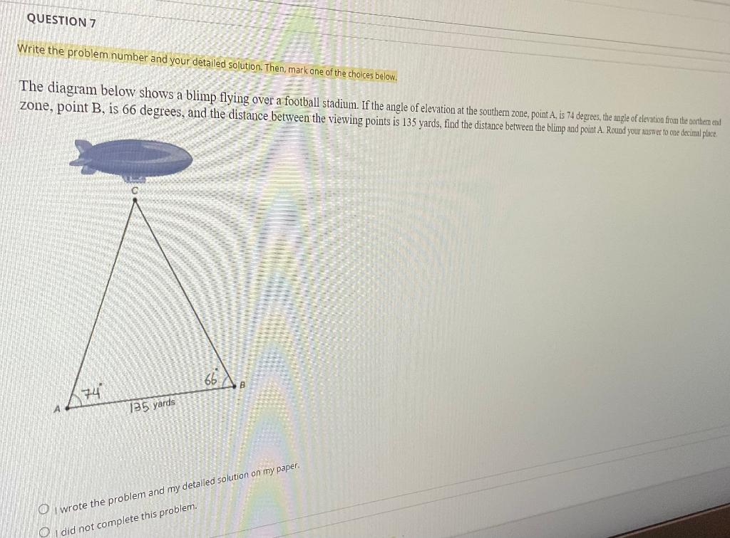 Solved QUESTION 7 Write the problem number and your detailed | Chegg.com