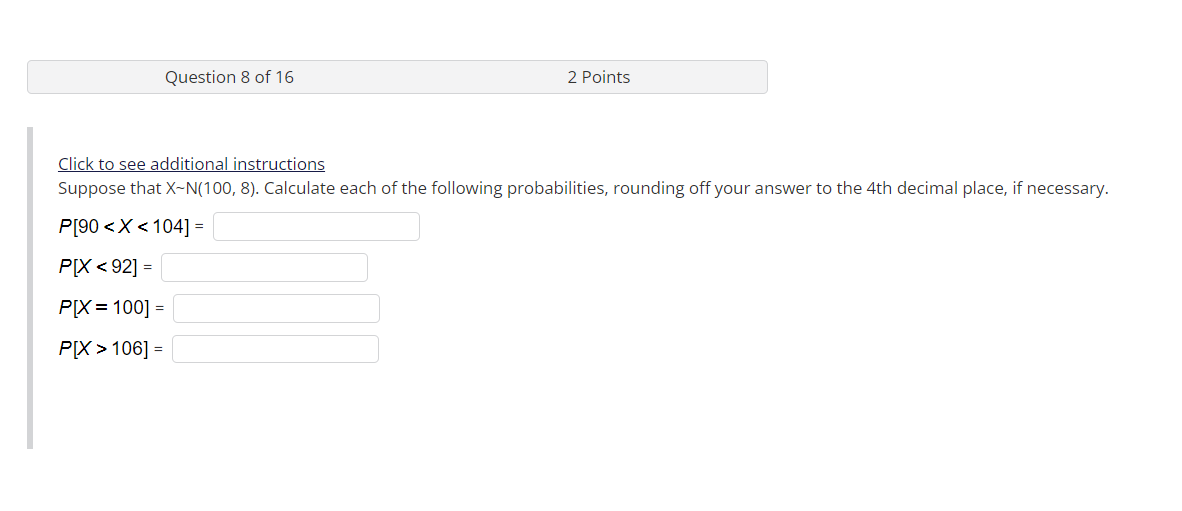 Solved Click to see additional instructions Suppose that | Chegg.com