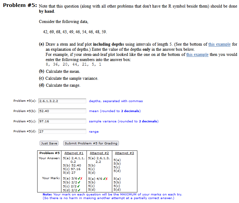 Solved lem \#5: Note that this question (along with all | Chegg.com