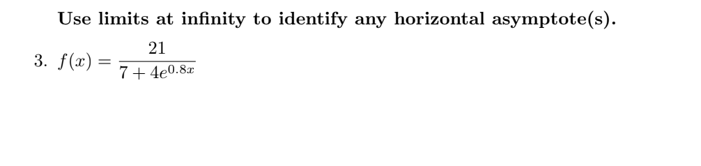 Solved Use limits at infinity to identify any horizontal | Chegg.com