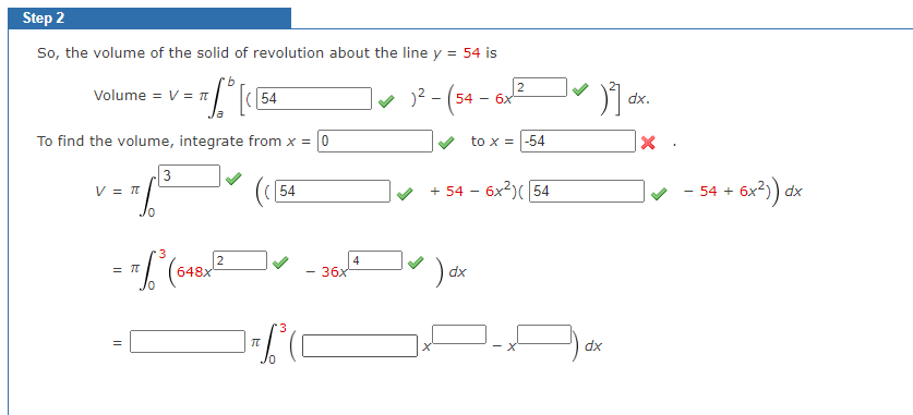 Solved To find the volume of a solid of revolution about the | Chegg.com