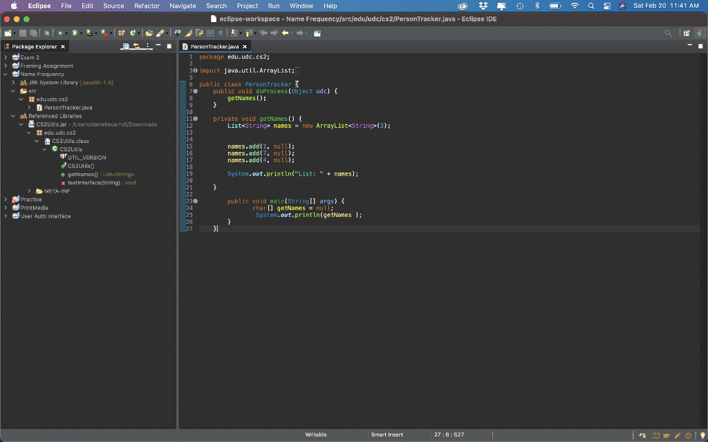 Solved I have this so far, is there a different way or I'm | Chegg.com
