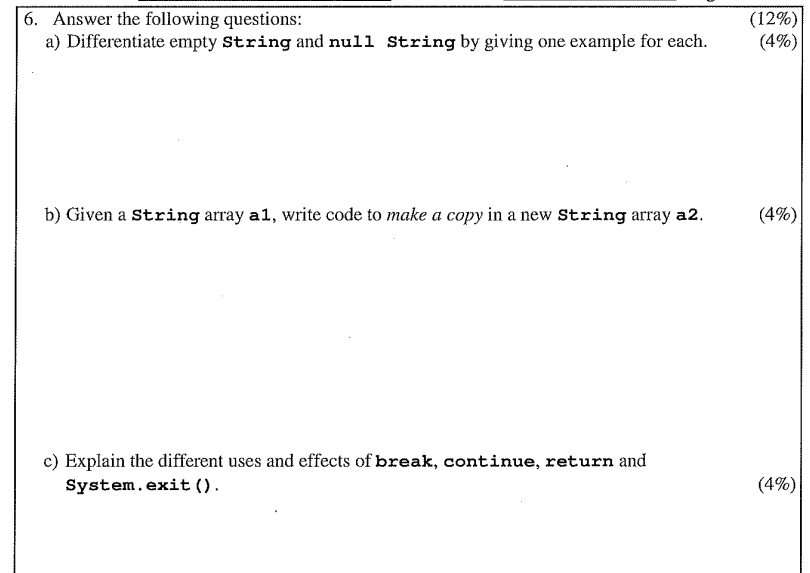 Solved 6. Answer the following questions: a) Differentiate | Chegg.com