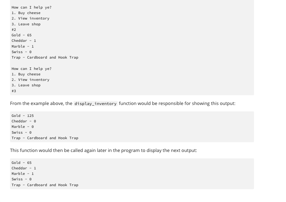 Solved The Cheese Shop now carries two additional type of | Chegg.com