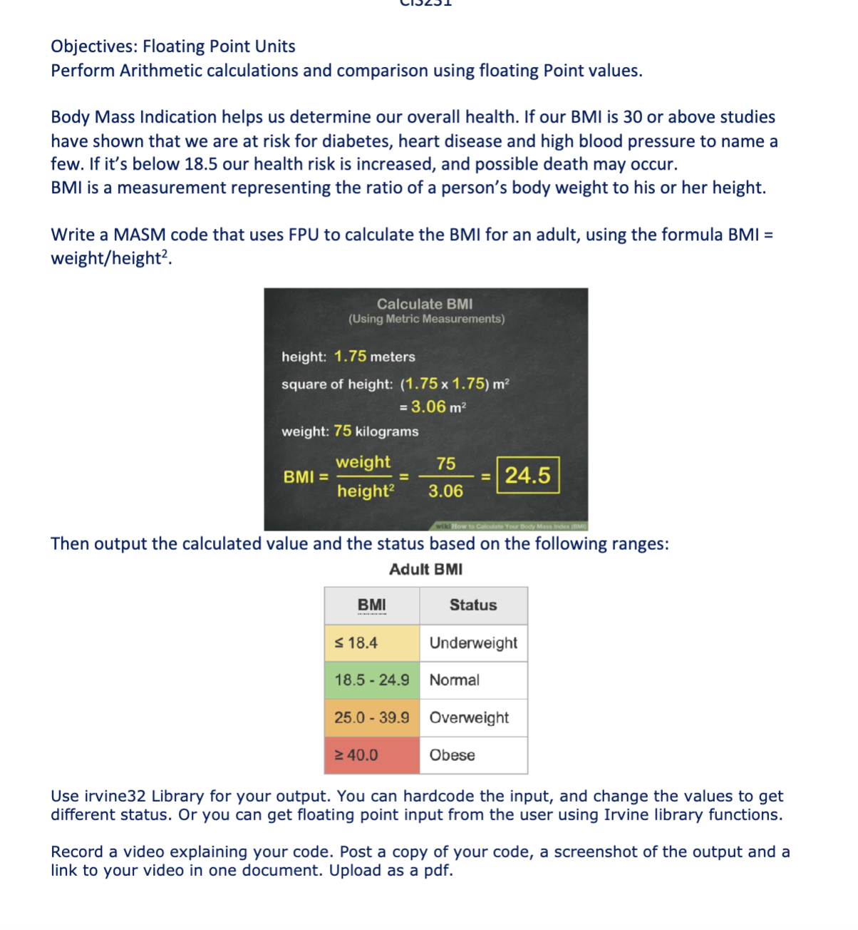 Solved Objectives: Floating Point Units Perform Arithmetic | Chegg.com
