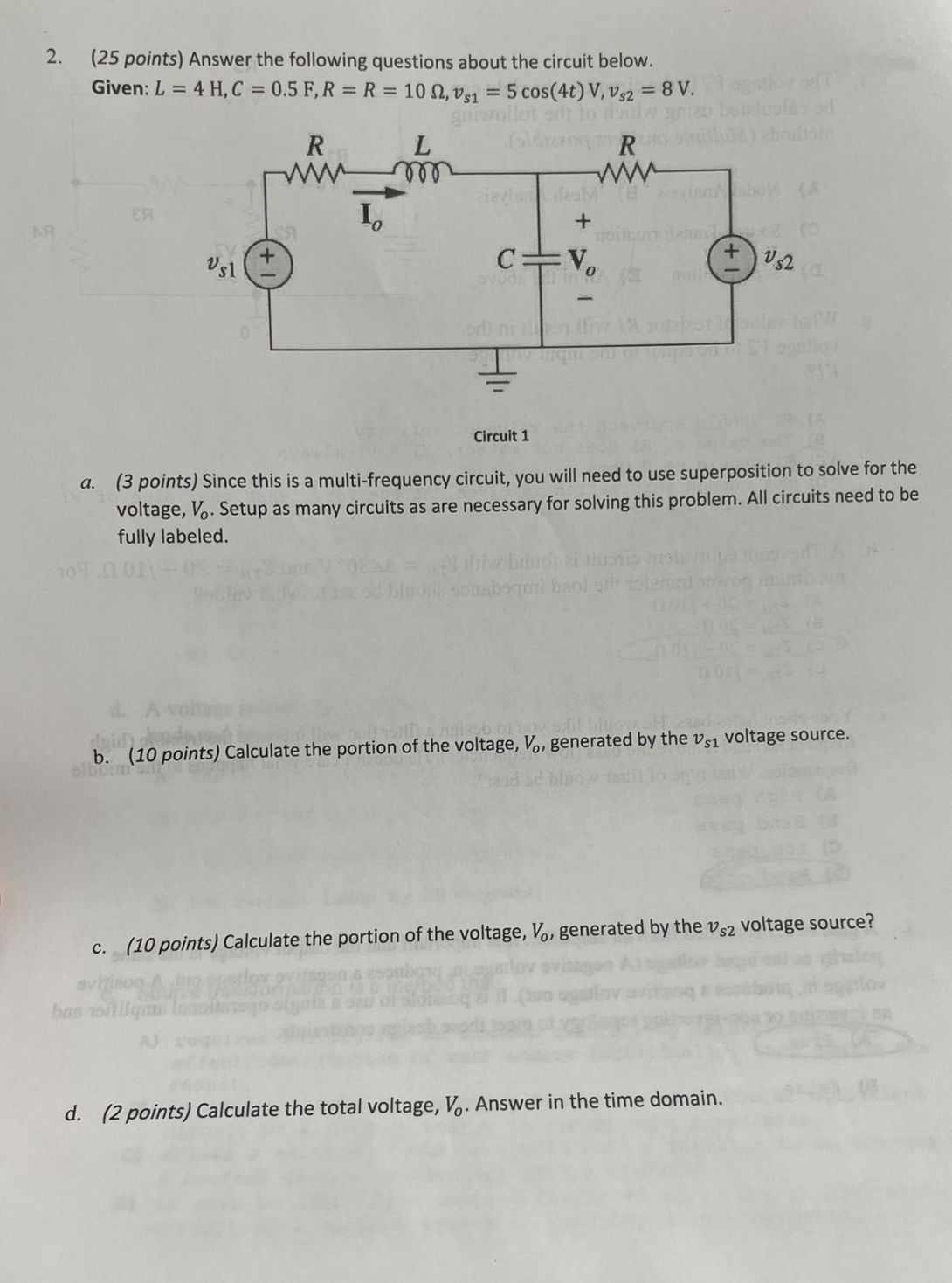 Solved (25 ﻿points) ﻿Answer the following questions about | Chegg.com
