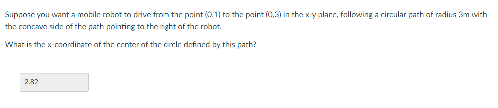 Solved Suppose you want a mobile robot to drive from the | Chegg.com