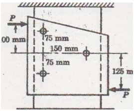 The plate shown in the Figure is fastened to the | Chegg.com