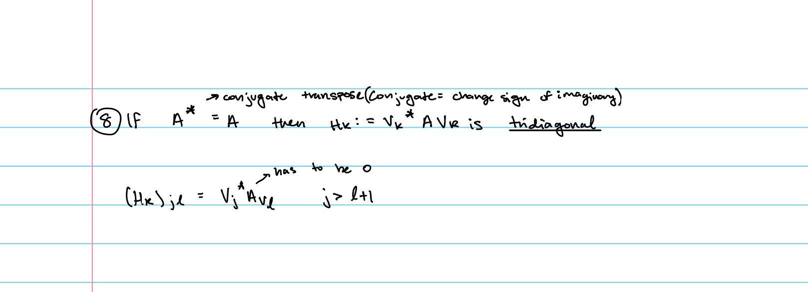 conjugate transpose(Conjugate= change sign of | Chegg.com