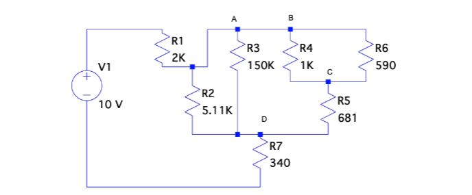 Solved Calculate voltage and current values for R3, ﻿R4, ﻿R5 | Chegg.com