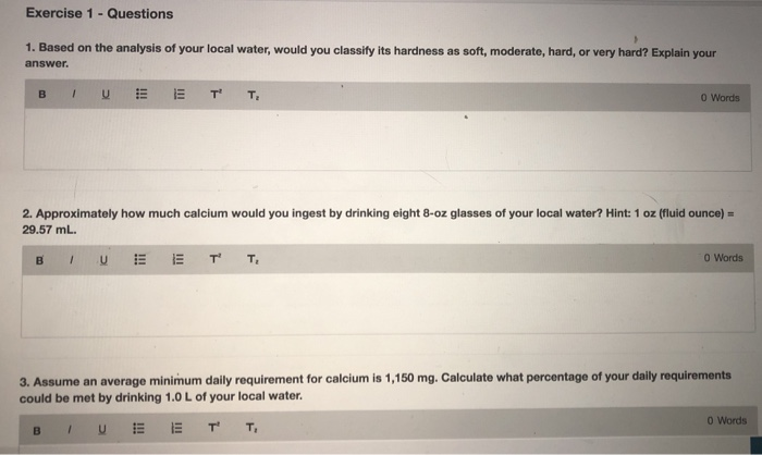 Solved Exercise 1 - Questions 1. Based on the analysis of | Chegg.com