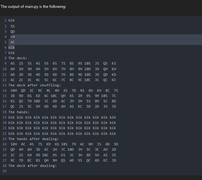 Solved In this project, a main program is given (see | Chegg.com