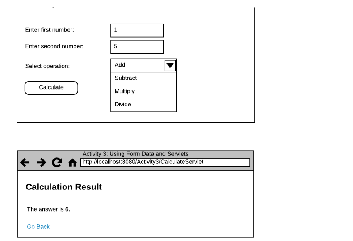 Solved 1. Create an HTML file (calculate.html) that contains | Chegg.com