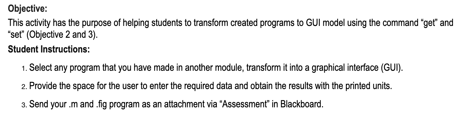 Solved Objective: This activity has the purpose of helping | Chegg.com