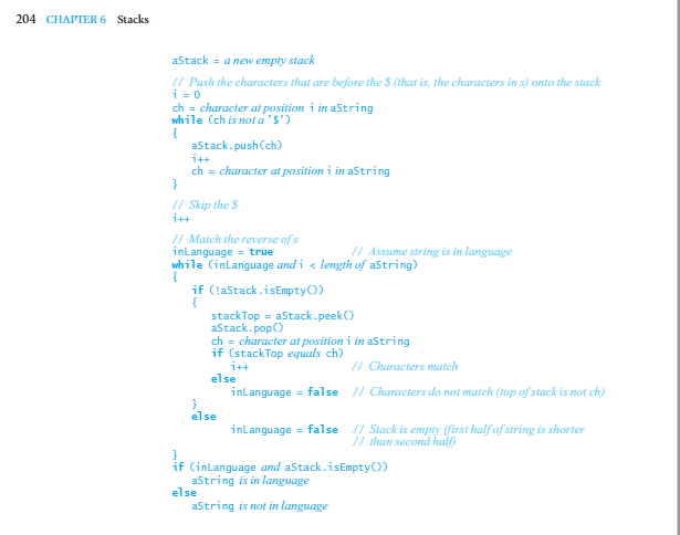 6.2.2 Recognizing Strings in a Language Consider the | Chegg.com