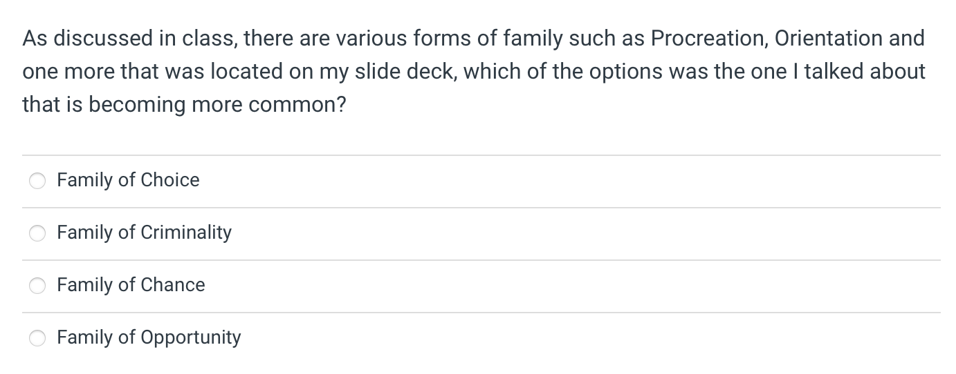 As discussed in class, there are various forms of | Chegg.com