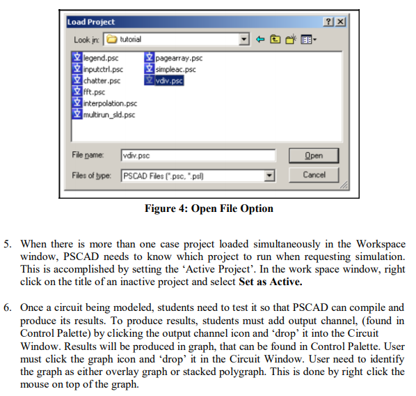 Solved Pre-Lab 1. Open the PSCAD/EMTDC software. There will | Chegg.com