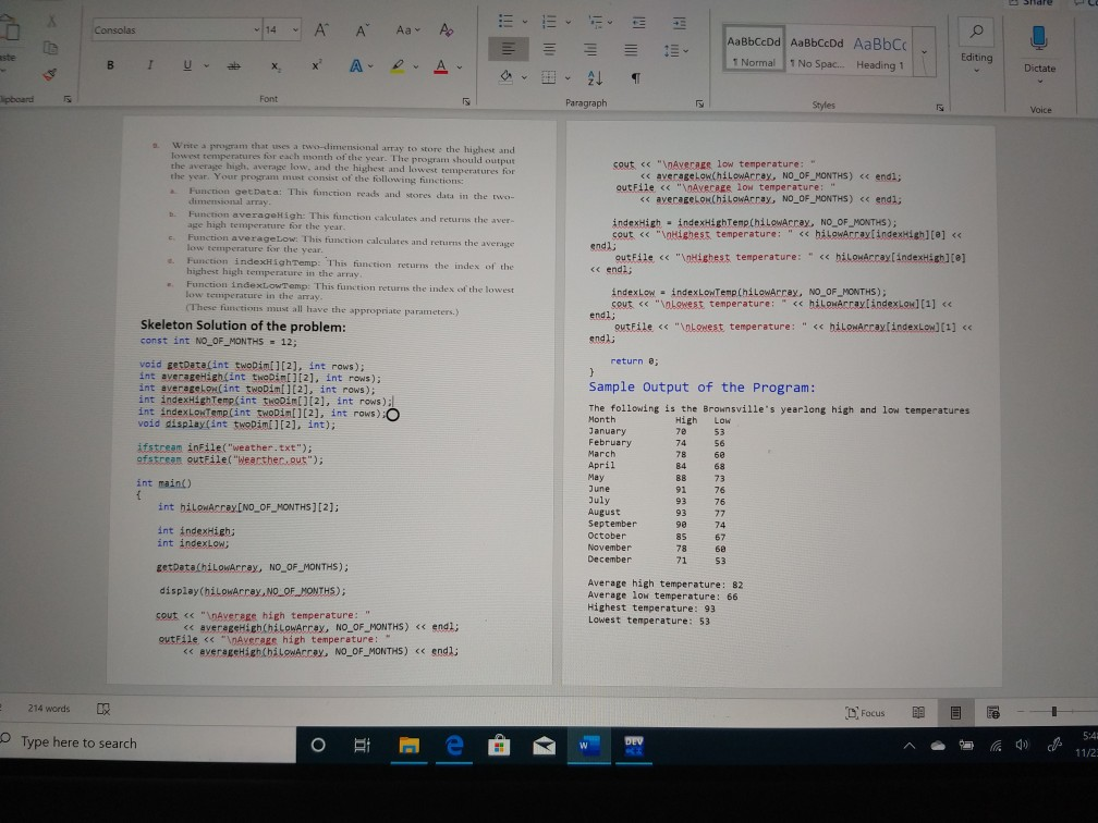 Solved A A Ap Aa Consolas 14 AaBbCcDd AaBbCcDd AaBbCc | Chegg.com