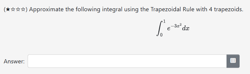 Solved Approximate the following integral using the | Chegg.com