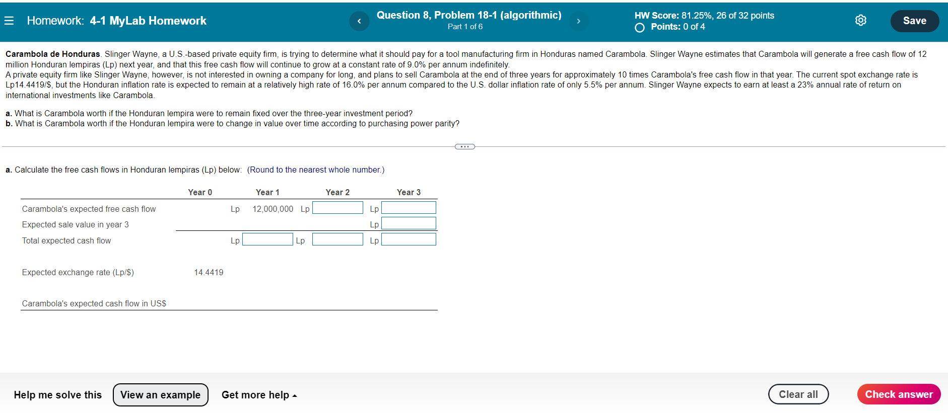 Solved = Homework: 4-1 MyLab Homework Question 8, Problem | Chegg.com