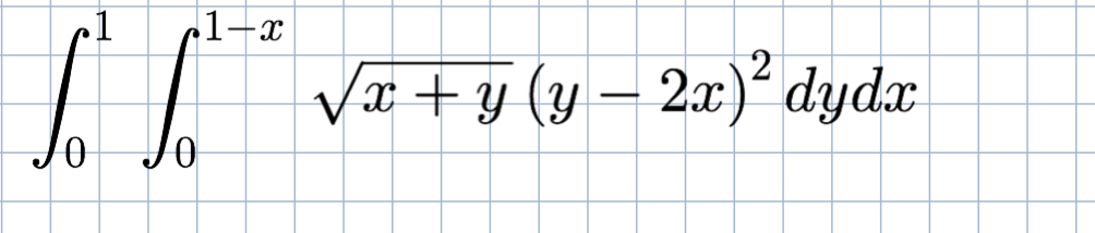 Solved draw the region of integration for and evaluate the | Chegg.com